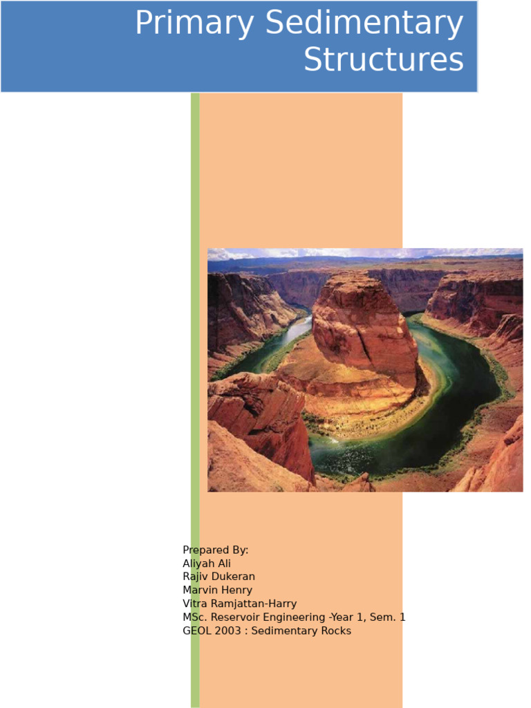 Primary Sedimentary Structures | PDF | Sedimentary Rock | Clastic Rock