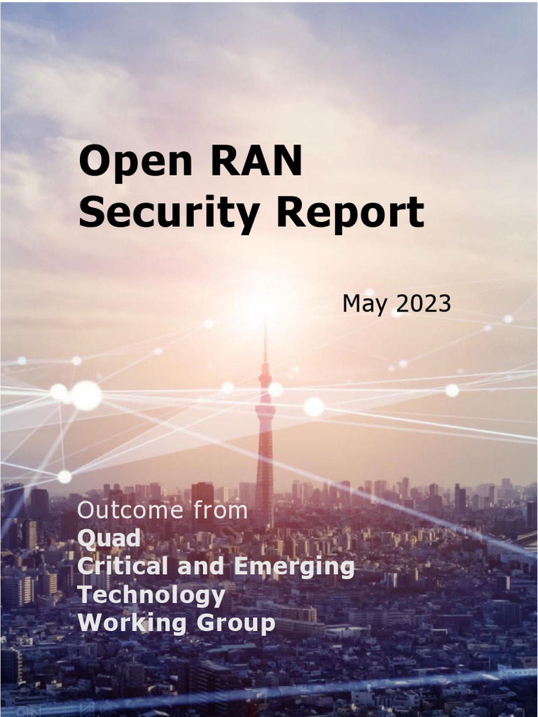 Open Ran Security Report Full Report 0 | PDF | Computer Network | Computer Security