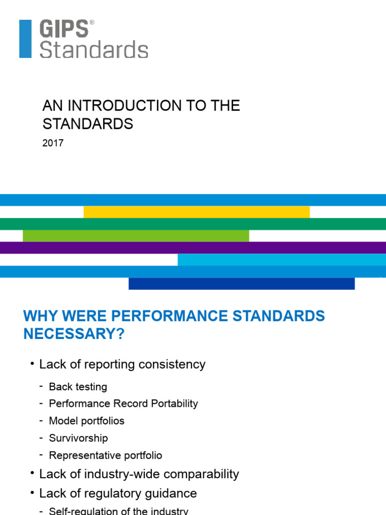 An Introduction To The Standards - Trevor Persaud | PDF | Investment ...