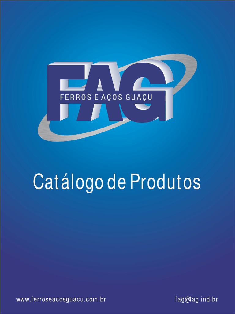 FAG Catalogo Produtos | PDF | Aço | Ciência de Materiais