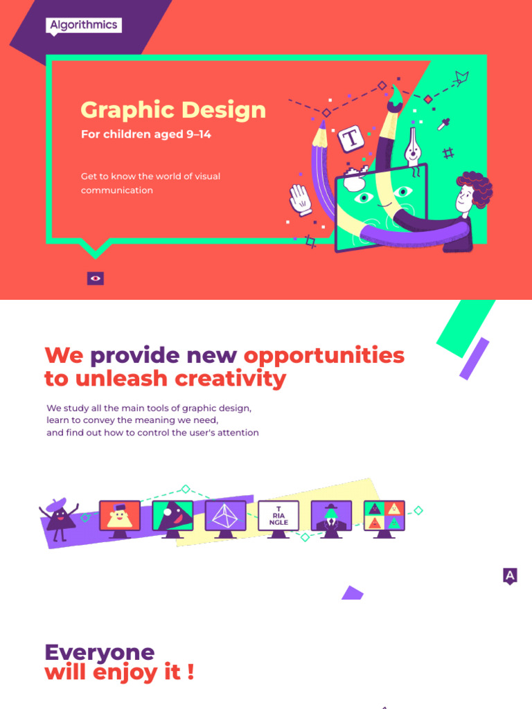 Graphic Design Course for Kids 9-14 | PDF | Graphic Design ...