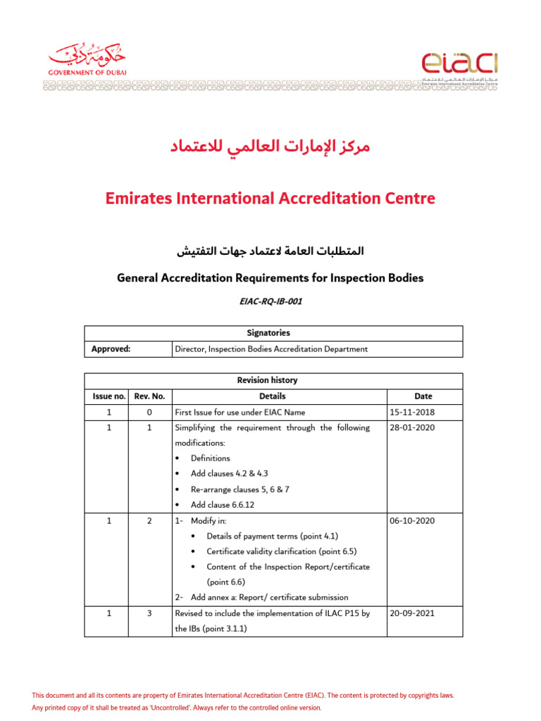 EIAC-RQ-IB-001 Rev. 3 General Requirements IB | PDF | Nondestructive ...
