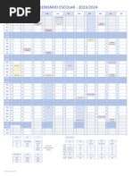 Calendário Escolar 2024/2025 Angola | PDF