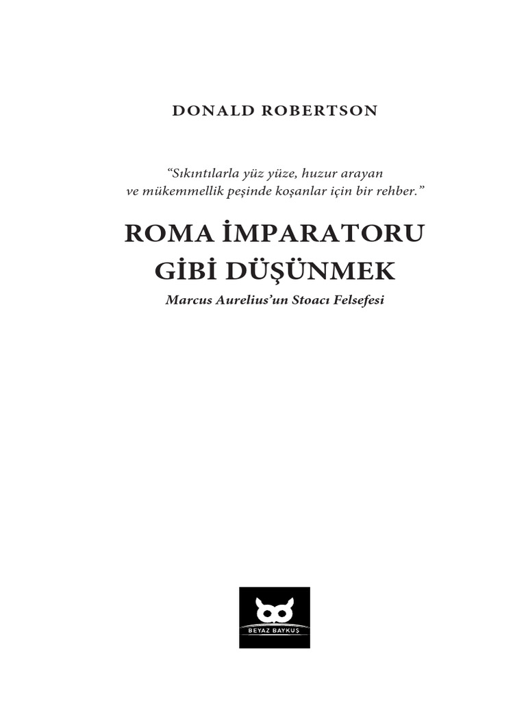 Roma Imparatoru Gibi Dusunmek | PDF
