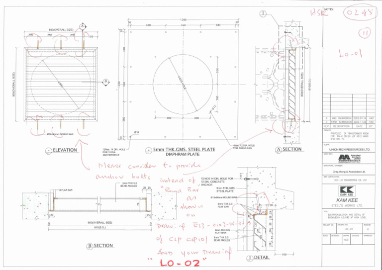HSK Lot4312 Louvre Fixing Detail Comment 11august2023 | PDF | Civil ...