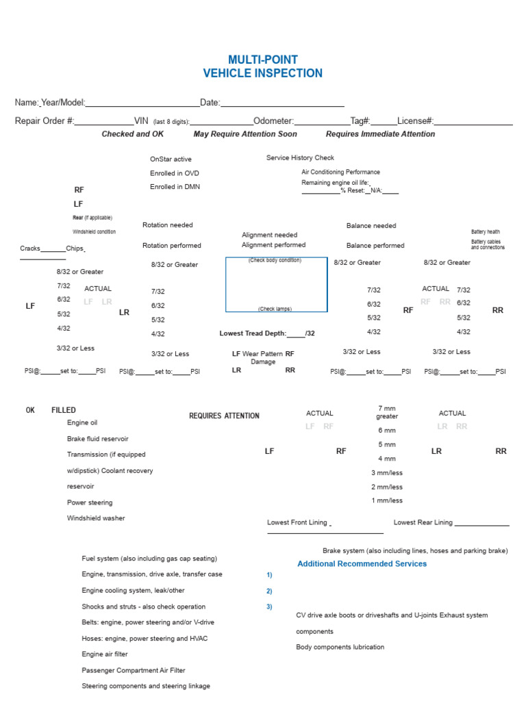 Vehicle Inspection | PDF | Transport | Private Transport