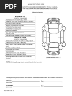 Pre-Delivery Inspection Checklist - New Car | PDF | Technology ...