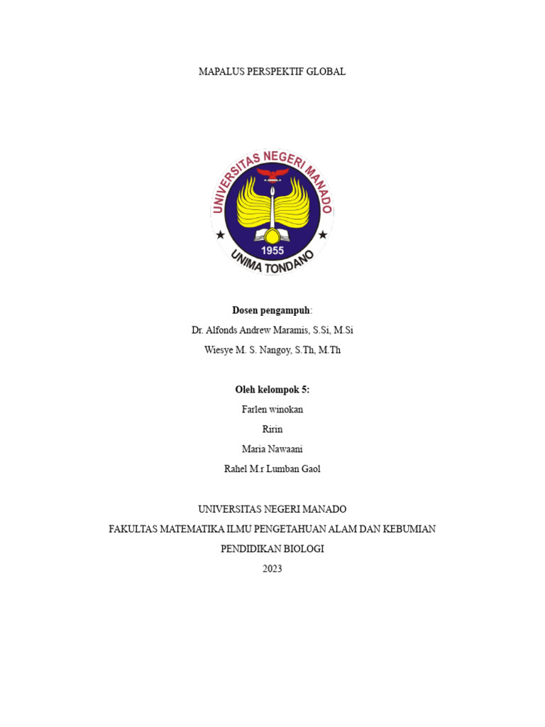 Mapalus Perspektif Global | PDF