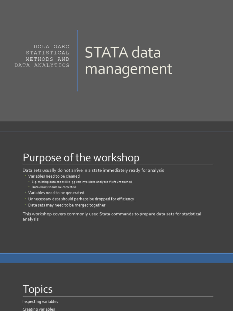 Stata Data Managment | PDF | String (Computer Science) | Computer Data Stata Data Managment | PDF | String (Computer Science) | Computer Data