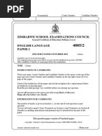 English Paper 2 June 2024-1 | PDF
