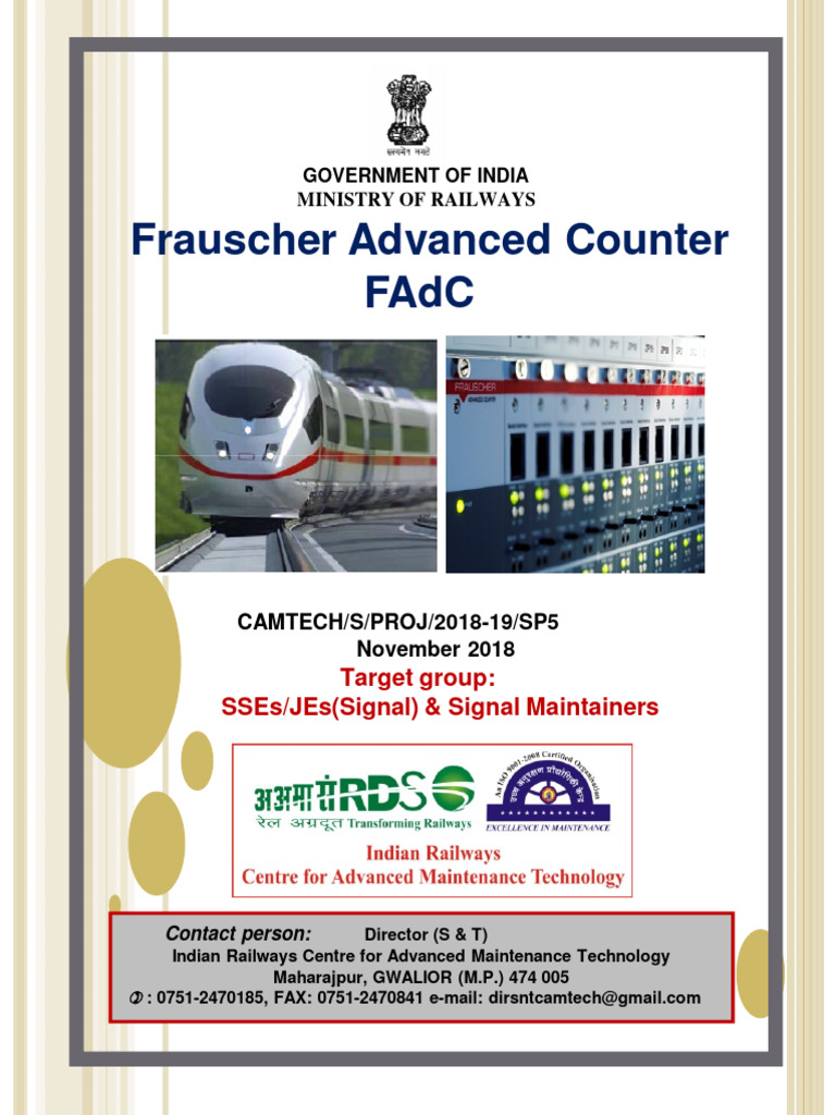 Pocketbook - Frauscher FAdC | PDF | Electrical Engineering | Manufactured Goods