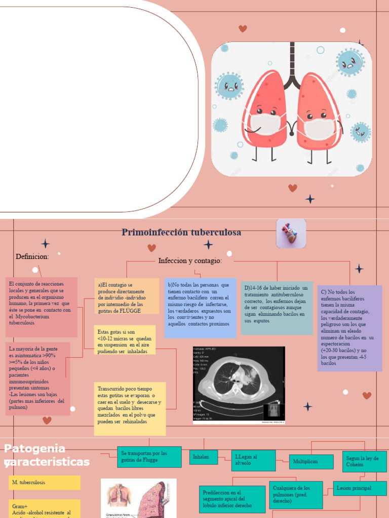 Primoinfección Tuberculosa: Aspectos Clave | PDF | Tuberculosis | Medicina