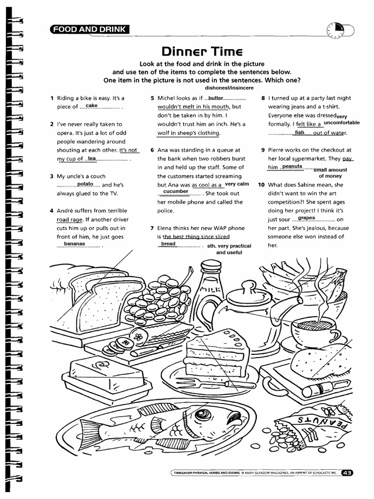Timesaver - Idioms - Dinner Time | PDF