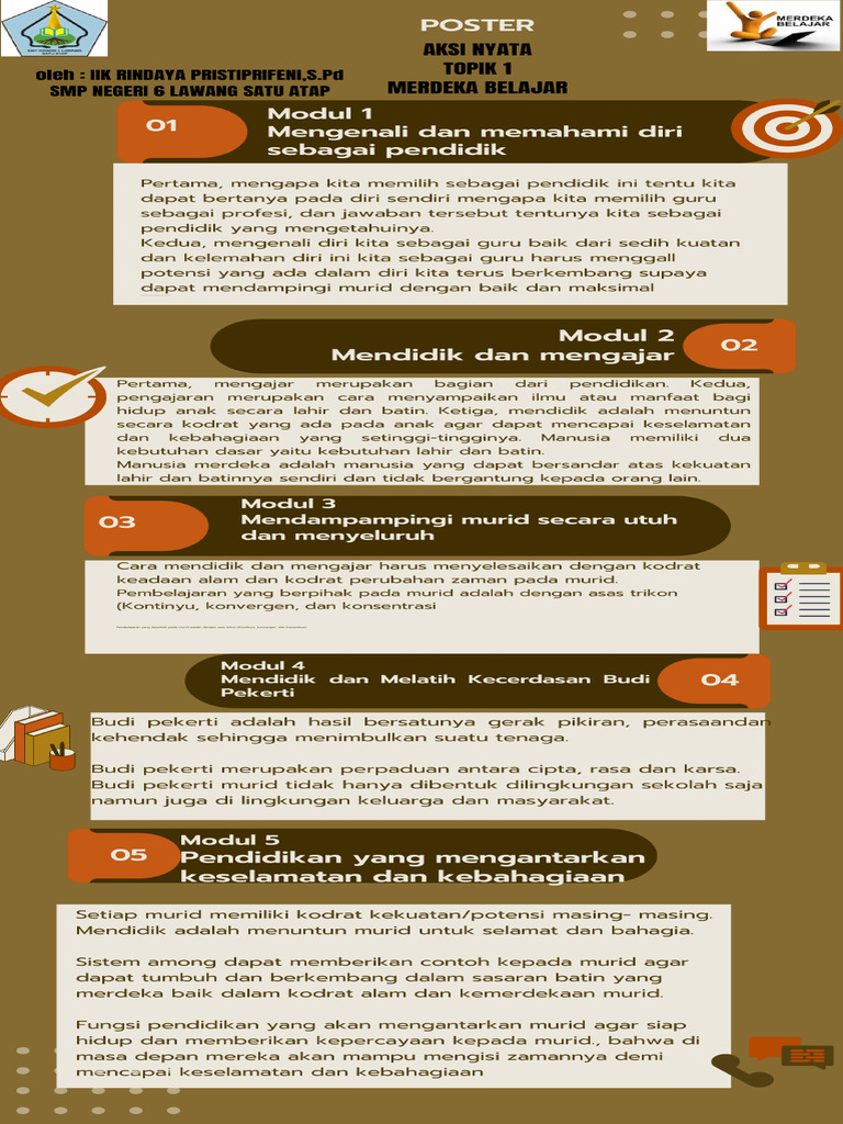 POSTER - Merdeka BElajar | PDF