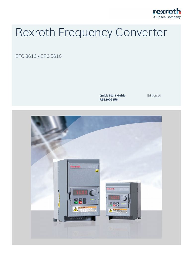 Rexroth Frequency Converter | PDF | Alternating Current | Power Supply
