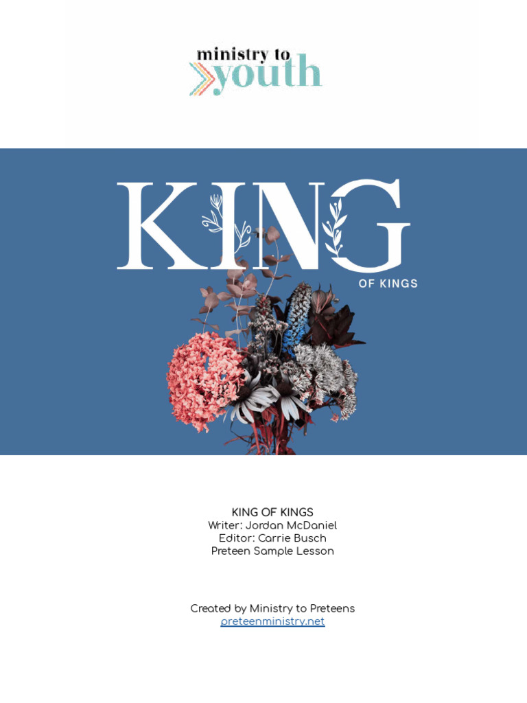 King of Kings Sample Lesson | PDF | Jesus | Gospel Of Matthew