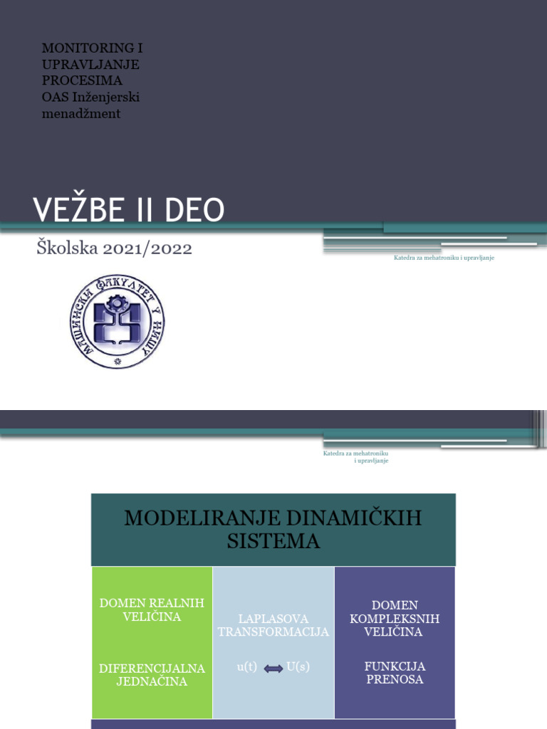 MiUP - Vezbe 2 I 3 | PDF