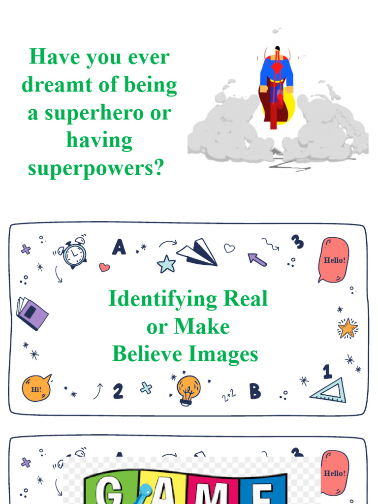 Identifying Real vs. Make-Believe Images | PDF | Image | Unidentified ...