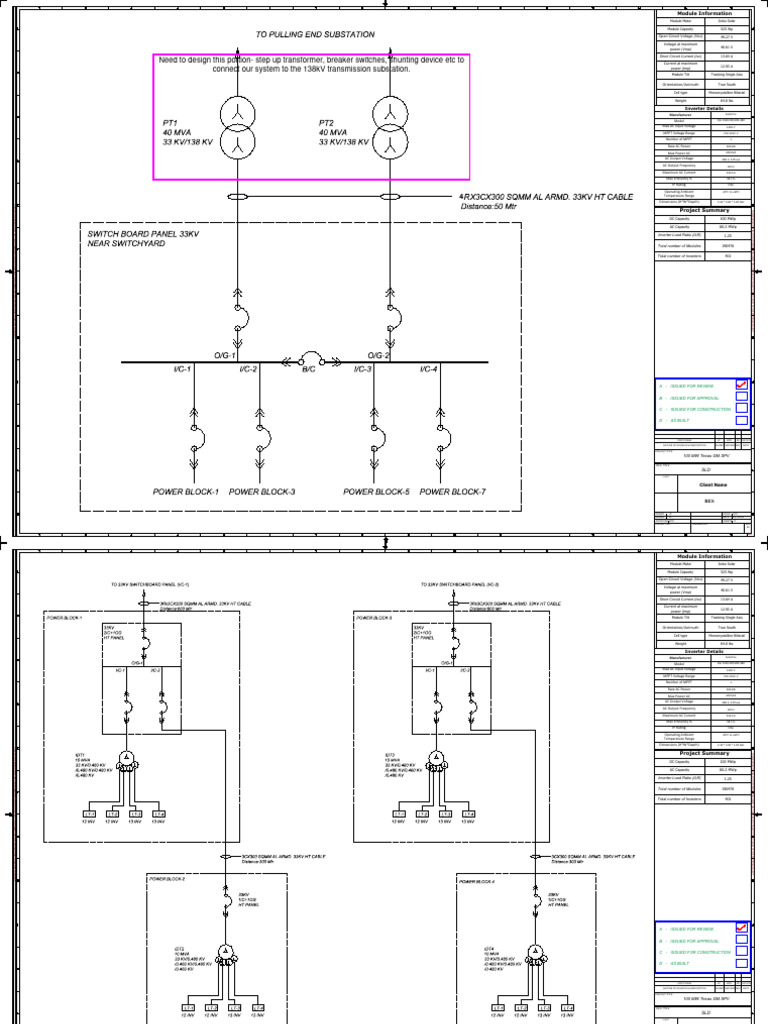 SLD For Substation | Download Free PDF | Alternating Current | Power ...