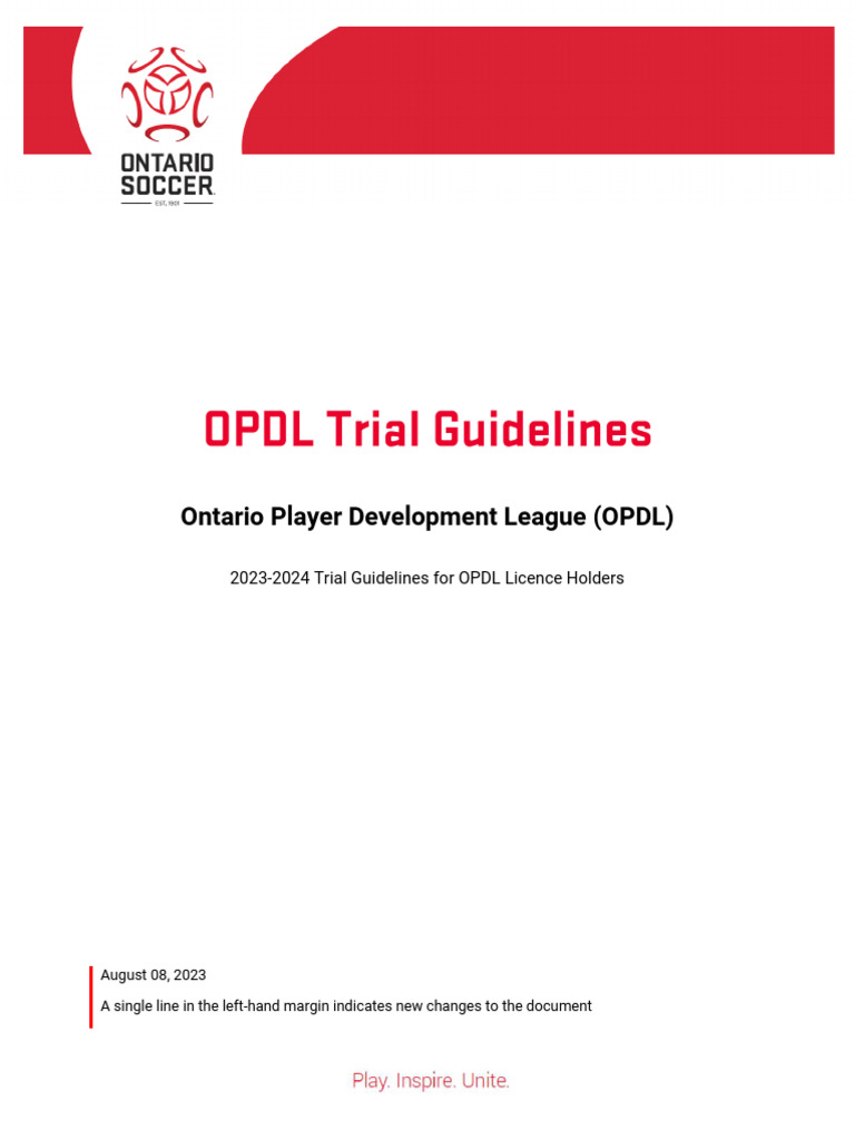 2023-24 OPDL Trial Guidelines | PDF | Phases Of Clinical Research ...