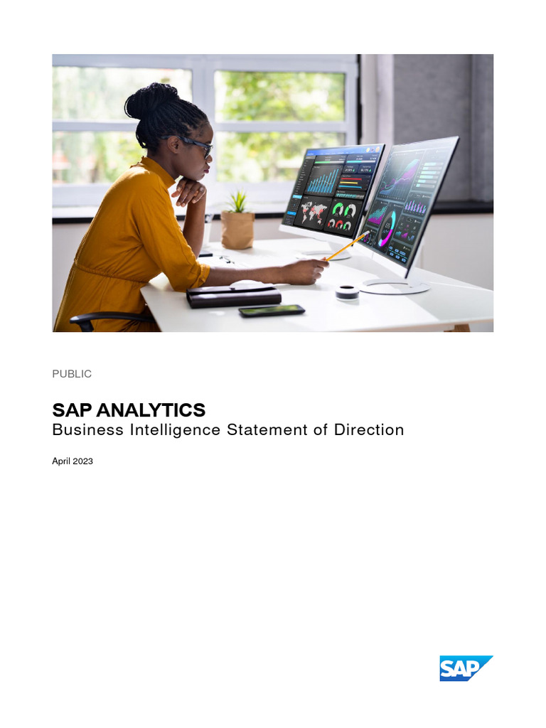 SAP Analytics Business Intelligence Statement of Direction | PDF ...
