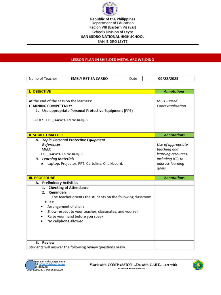 Cot Final | PDF | Personal Protective Equipment | Welding