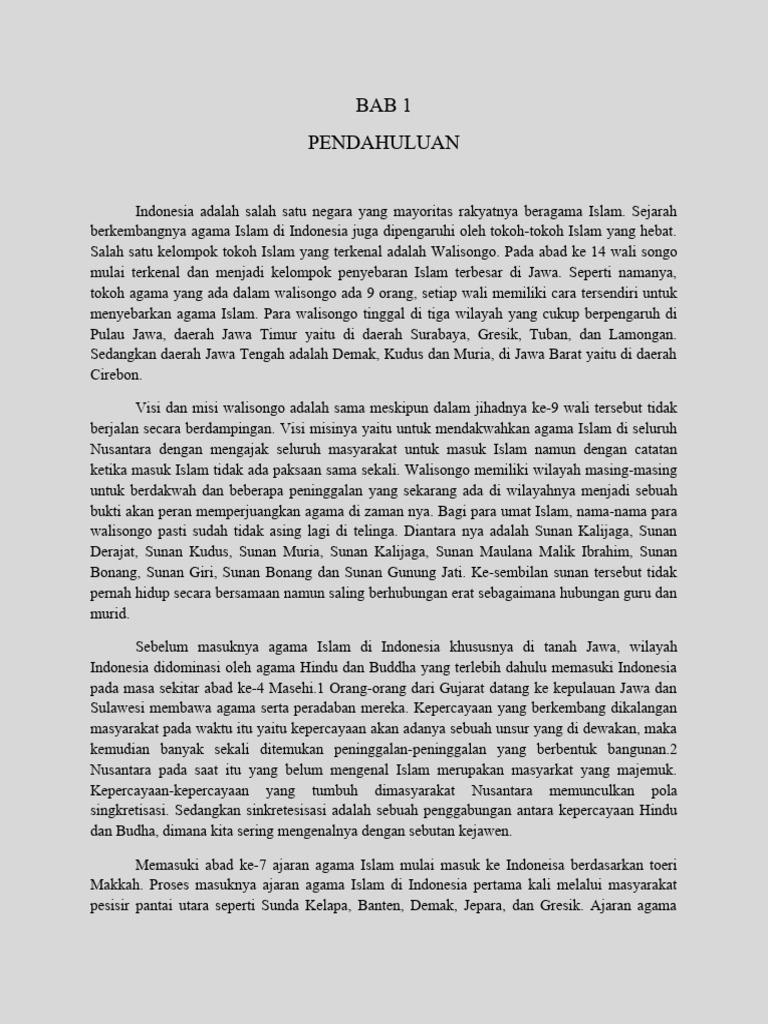 Bab 1 | PDF
