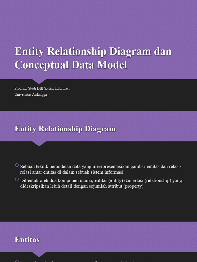 5-Entity Relationship Diagram Dan Conceptual Data Model | PDF