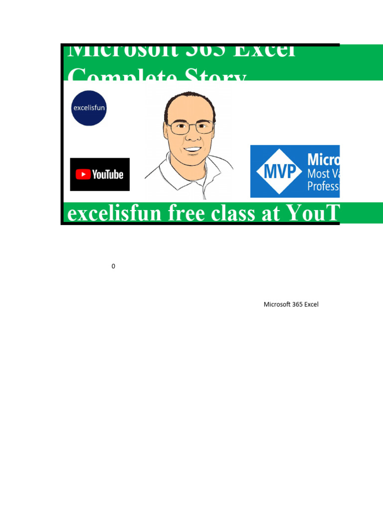 01 M365excelclass Download Free Pdf Microsoft Excel Computer Keyboard