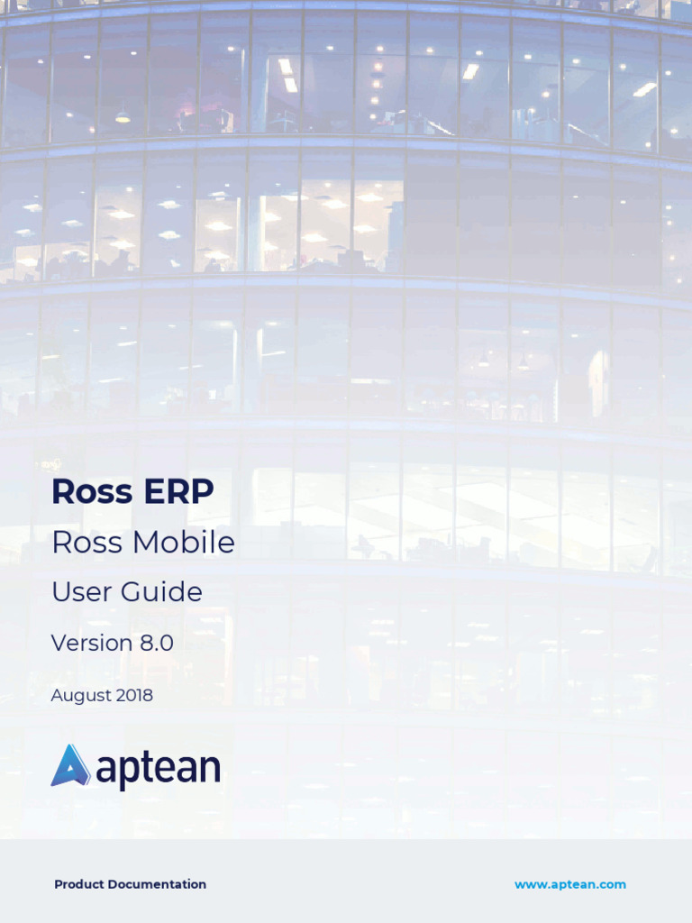 RossERP80 RossMobile UserGuide | PDF | Icon (Computing) | Parameter ...