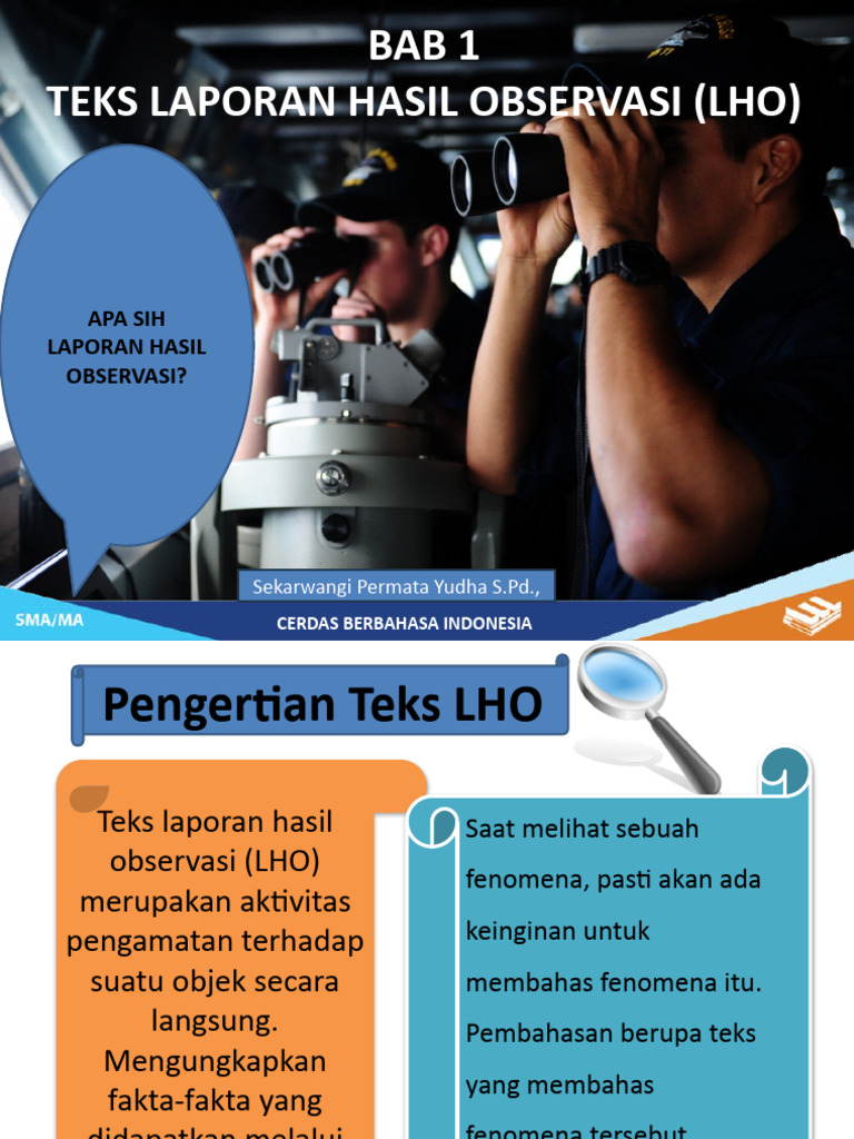 Bab 1 Teks Laporan Hasil Observasi | PDF