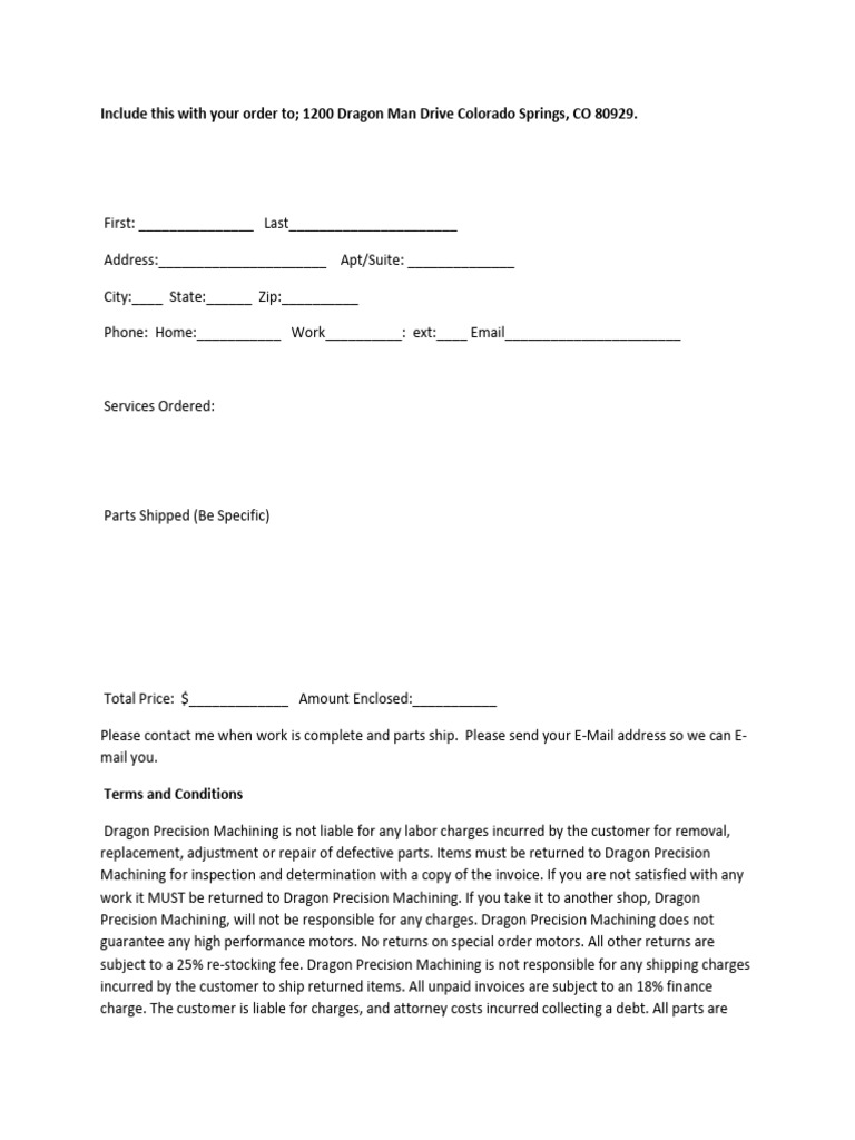 Machine Order Form | PDF | Contractual Term | Private Law