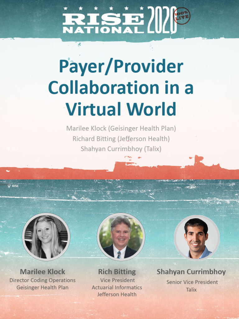 Provider Payer Collaboration in A Virtual World | PDF | Electronic ...