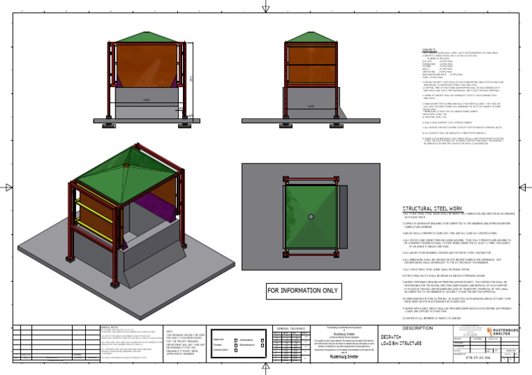 RTB FP 03 006 Despatch Loading Bin | PDF | Structural Steel | Concrete