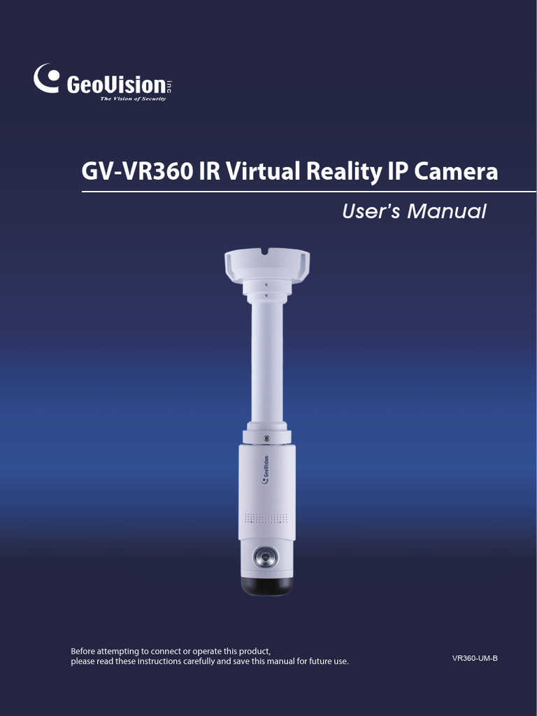 GV-VR360 User Manual | Download Free PDF | Ip Address | Streaming Media