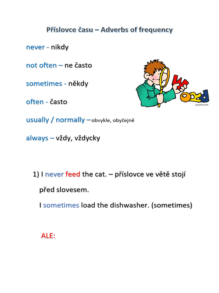 Adverbs of Frequency | PDF