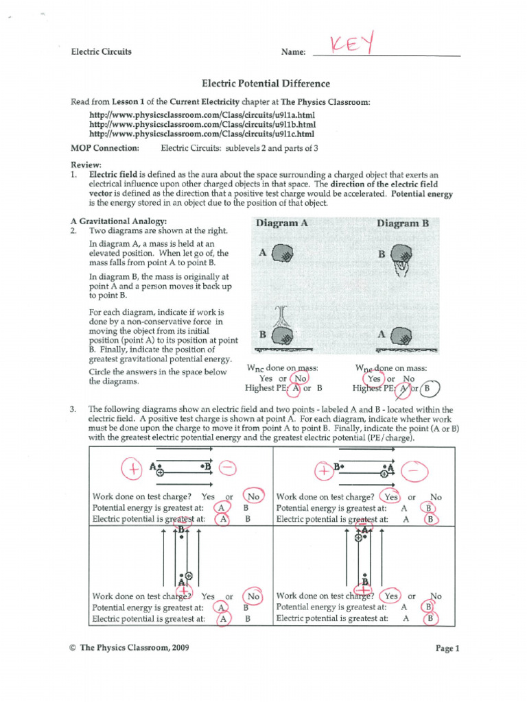 PC Packet Answer Key | PDF