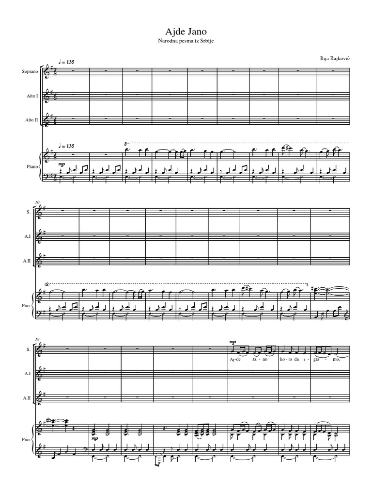 Ajde Jano, Latinica | PDF