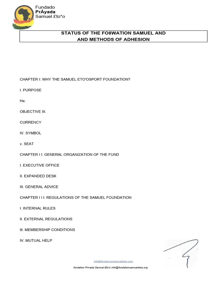 Statut 1 en | PDF | Economies