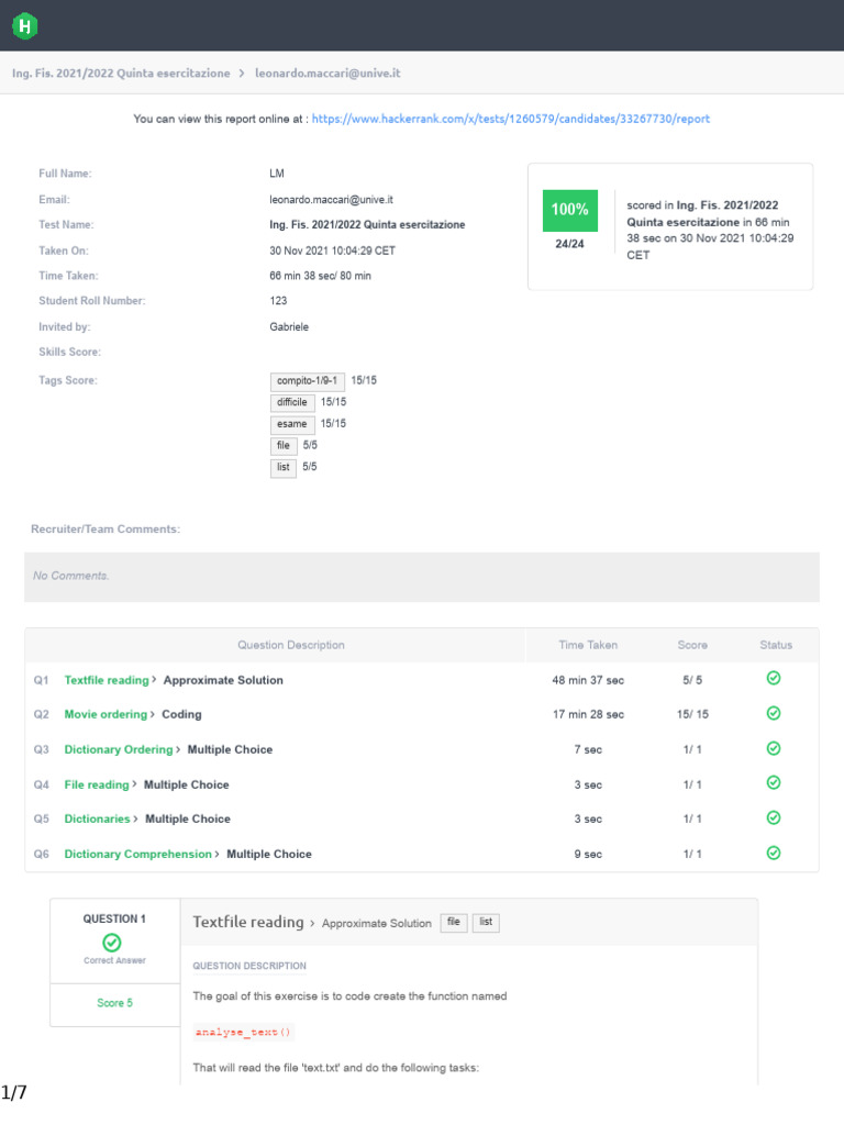 5 Files | PDF | Comma Separated Values