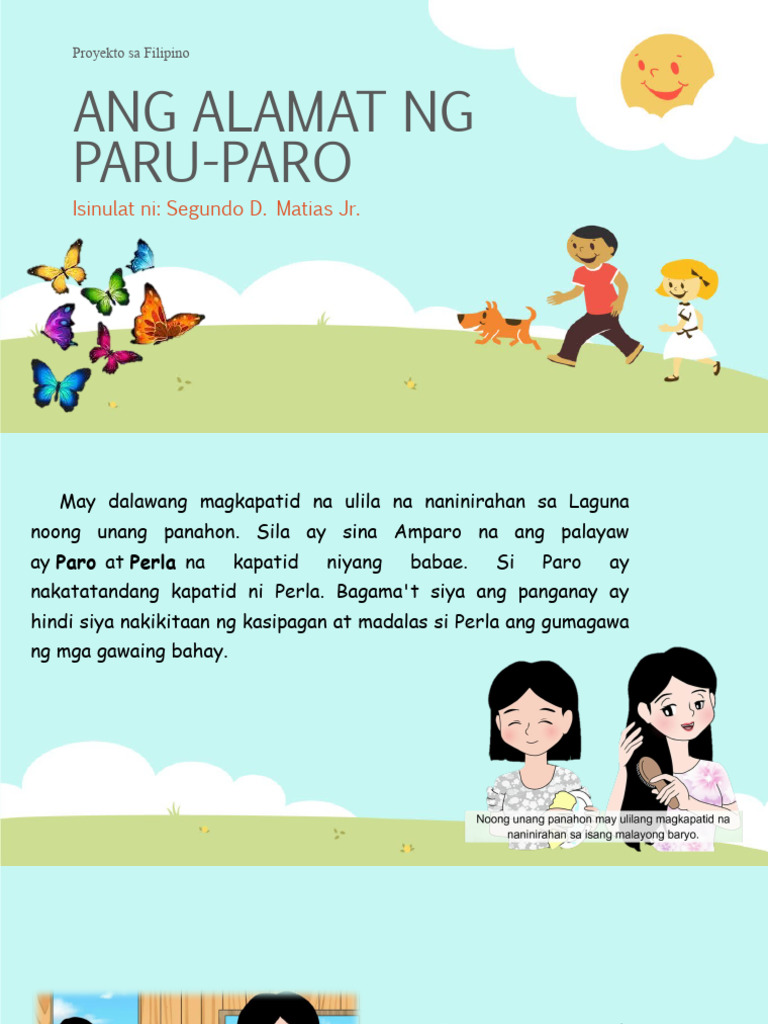 Ang Alamat NG Paru Paro. | PDF