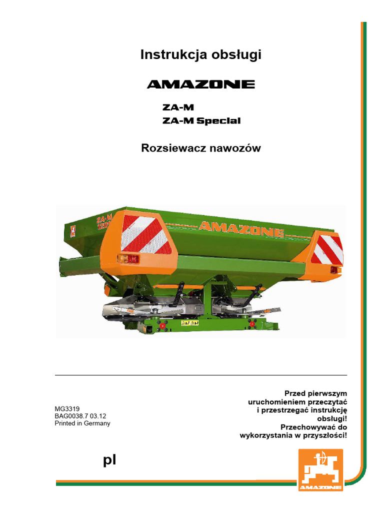 Amazone ZAM | PDF
