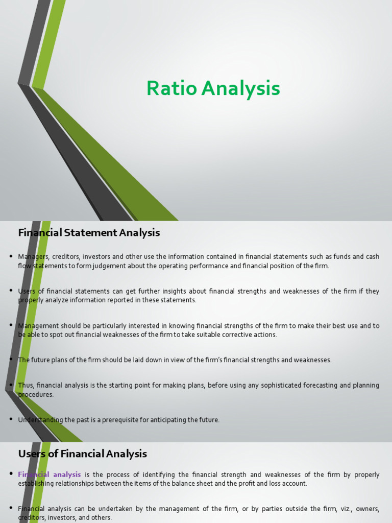 Ratio Analysis | PDF | Debt | Inventory