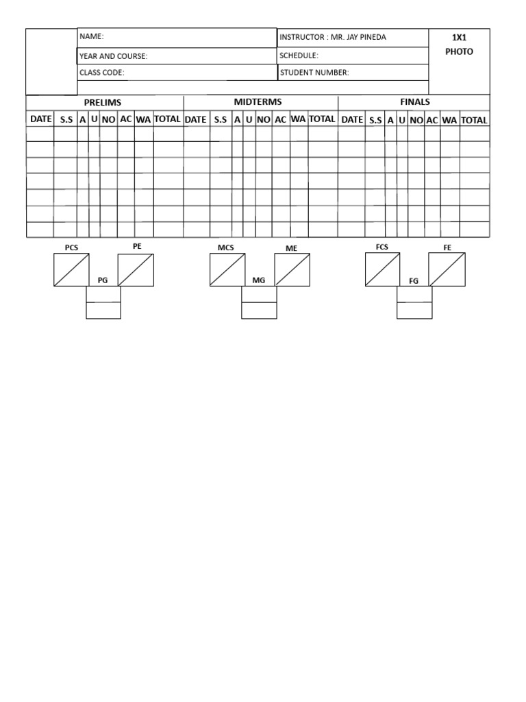 Index Card Template | PDF