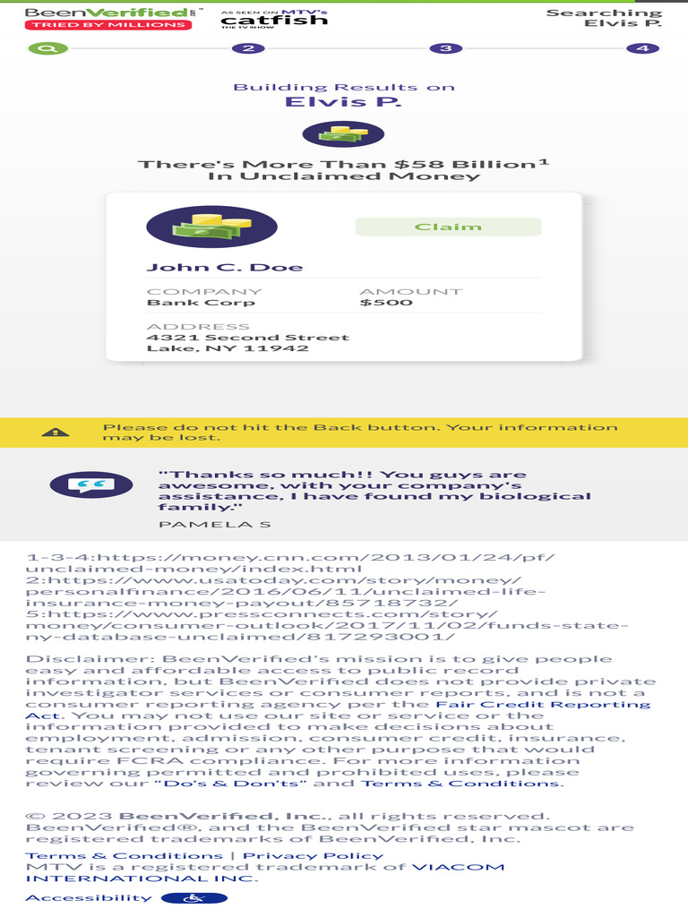 Building BeenVerified Report | PDF | Politics | Law