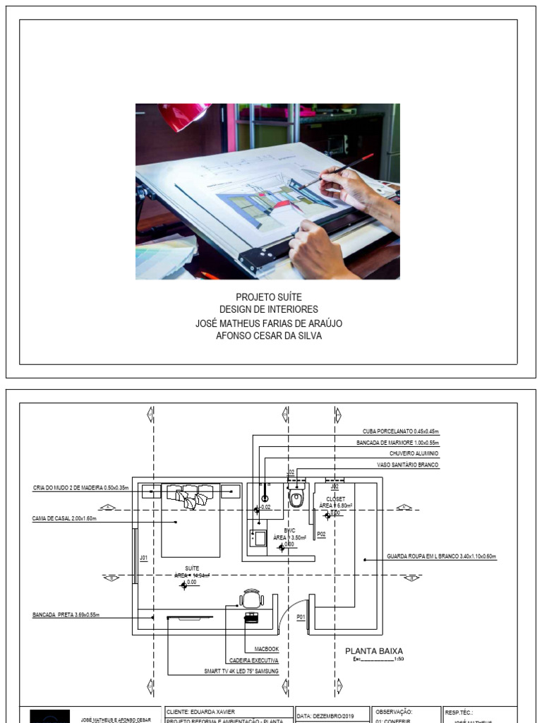 Projeto suíte Matheus e Afonso | PDF | Materiais | Artes decorativas