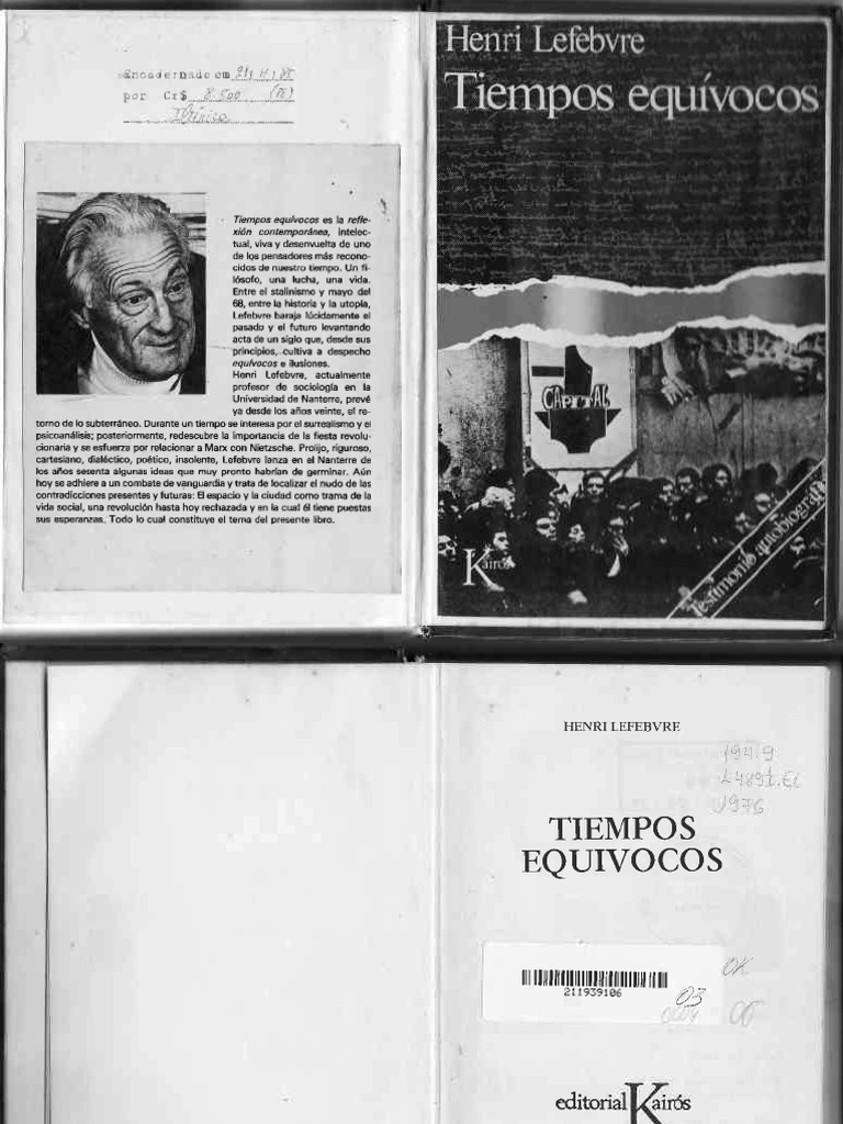 HLefebvre Tiempos Equivocos 1976 1975 Le | PDF