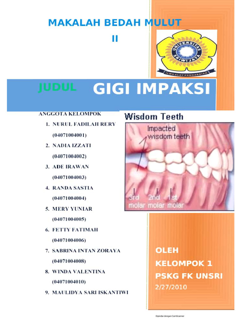 Gigi Impaksi | PDF