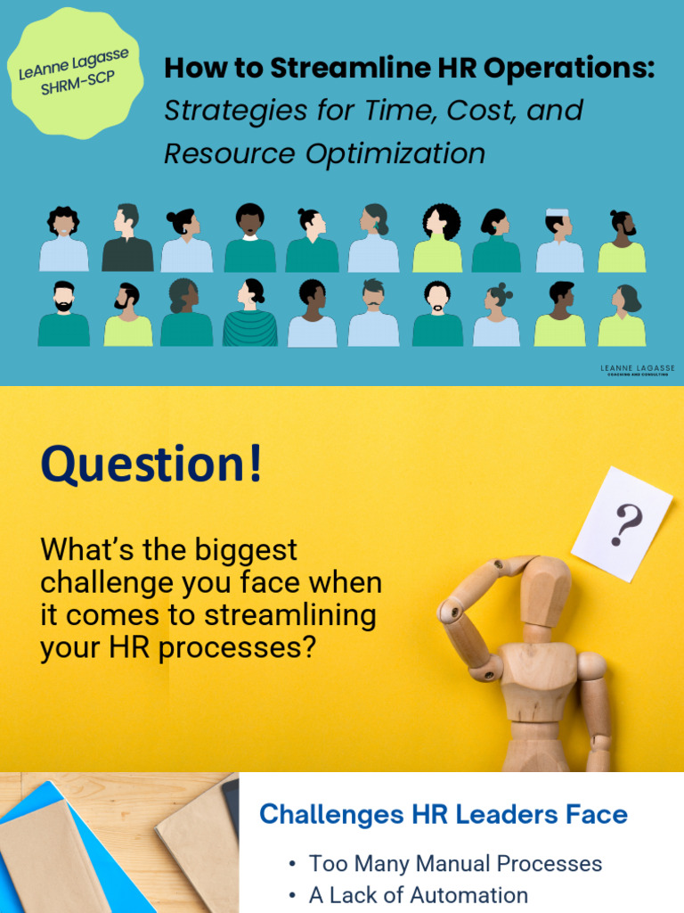 How To Streamline HR Operations - Leanne Lagasse | PDF | Analytics ...