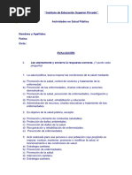 Formulario de Epi-1 (Version 2024) | PDF | Microbiología | Enfermedades ...